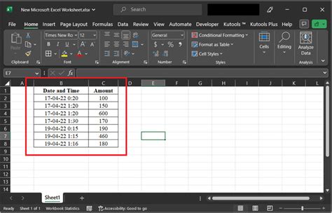 Excel 如何在数据透视表中按小时分组 极客笔记