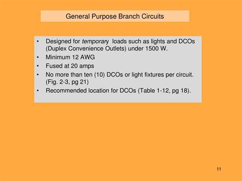 PPT Branch Circuits Chapter PowerPoint Presentation Free Download ID