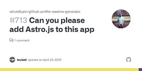 Can You Please Add Astro Js To This App Issue Rahuldkjain