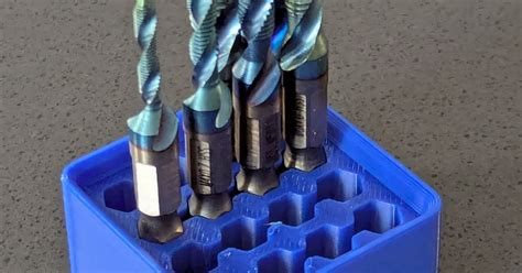 Gridfinity 1x1 Hex Bit Holder By Scross01 Download Free Stl Model