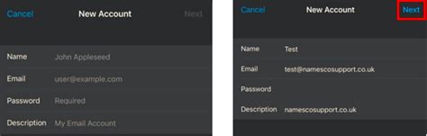 Apple Mail IPhone IPad IMAP Setup Guide Support Centre Names Co Uk