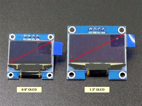 Oled 1 3 128x64 I2c Blue Display Protosupplies