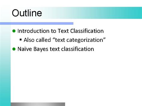 Text Classification The Nave Bayes Algorithm Ip Notice
