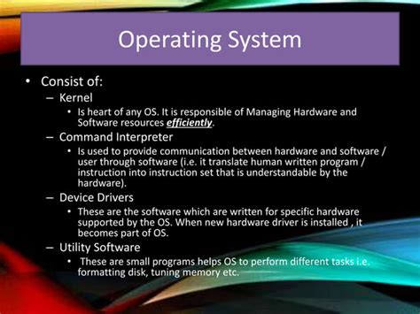 Distributive Operating System Ppt