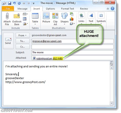 How To Increase Outlook 2010 Attachment Size Limit