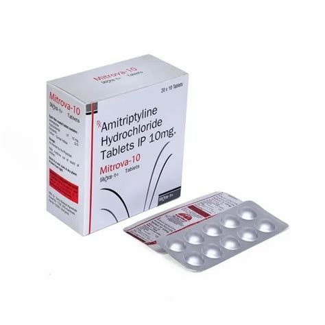 Amitriptyline Hcl Tablet 10 Mg At Rs 510 Box In Hyderabad Id 2851253439055