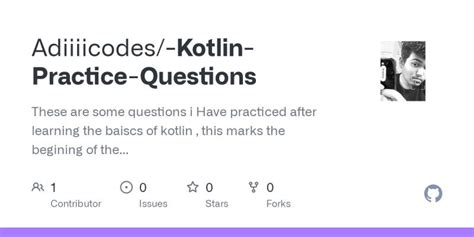 Aditya Nalawade On Linkedin Github Adiiiicodes Kotlin Practice