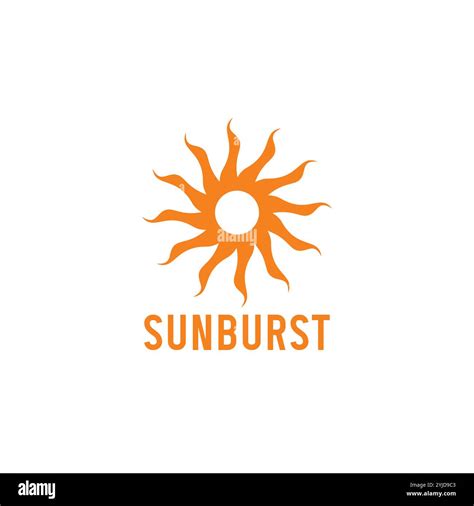 Sunburst Logo Design Vector Sun Abstract Logo Stock Vector Image And Art