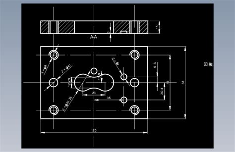 链条连接件的冲压模具cad设计autocad 2010模型图纸下载 懒石网