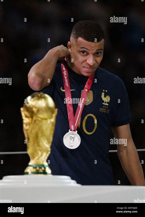 Beijing Qatar 18th Dec 2022 Kylian Mbappe Looks At The Fifa World