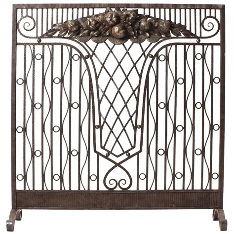 Very Decorative 1925 French Art Deco Lacquered Screen At 1stdibs Art