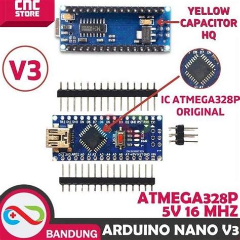Jual NANO V ATMEGA P PU V ARDUINO NANO ATMEGA TANPA KABEL DATA MINI USB Jakarta Pusat
