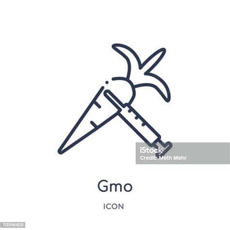 Ilustración De Icono De Omg Lineal De La Colección De Contorno General