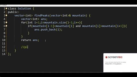 Find The Peaks Leetcode Contest Solution 100144 Find The Peaks Youtube