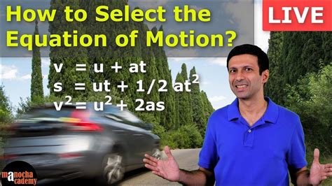 Equation Of Motion How To Select The Right Equation Motion Equation The Selection