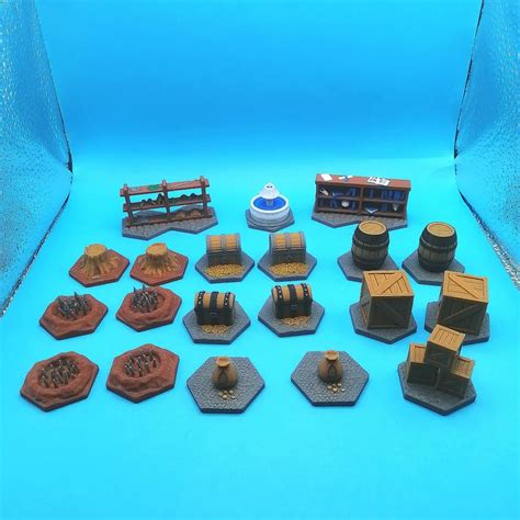 Hex Grid Tiles For Table Top Games