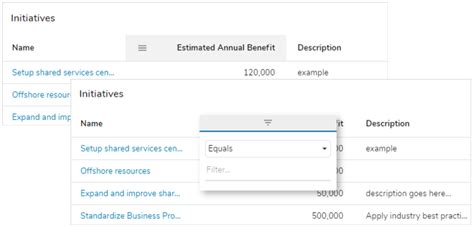 Utilizing Table Sections Shibumi Help
