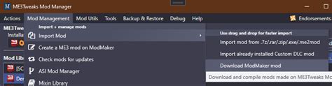 ModMaker FAQ ME3Tweaks ModMaker