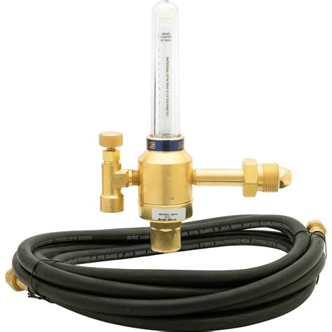 Harris Flowmeter Regulator And Hose Kit Argon Carbon Dioxide CGA Inlet In F