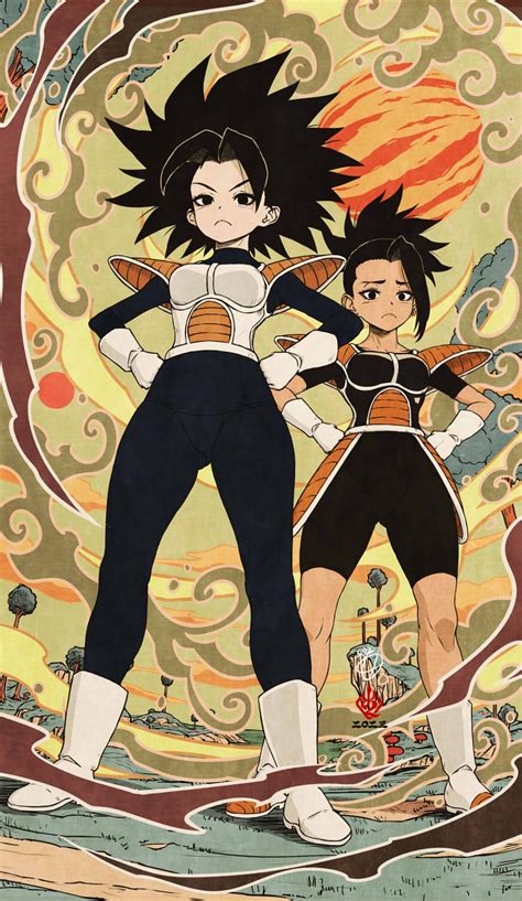 Caulifla And Kale Dragon Ball And 1 More Drawn By Kanchiyo Danbooru