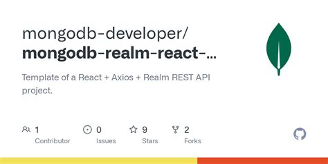 Github Mongodb Developermongodb Realm React Rest Api Template Of A