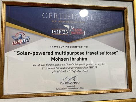 Mohsen Ibrahim On Linkedin From The International Inventors Exhibition