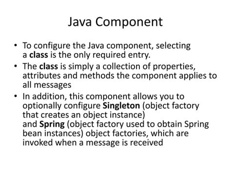 Java Component Ppt