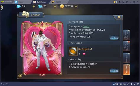 Dark Domain Join A Guild And Get Married BlueStacks 4