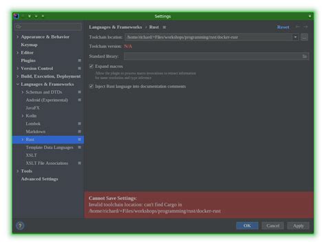 Unable To Use The Toolchain From The Docker Container · Issue 9491