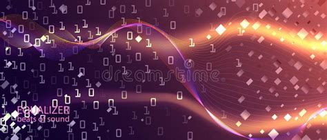 Wireless Tech Vector Landing Page Blue Pink Purple Background Neon