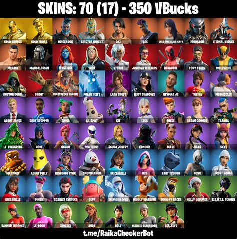 Compra 🦋 70 Skins 🦋 Gold Midas 🦋 Lara Croft 🦋 Leviathan Axe 🦋 Reaper 🦋