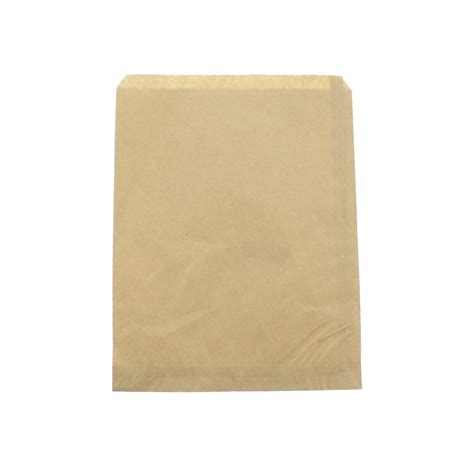 Flat Brown Kraft Paper Bags Catex Catering Disposables