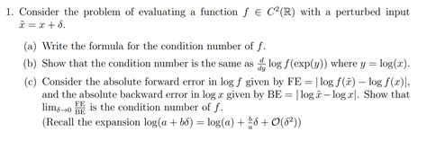 Consider The Problem Of Evaluating A Function Chegg Com