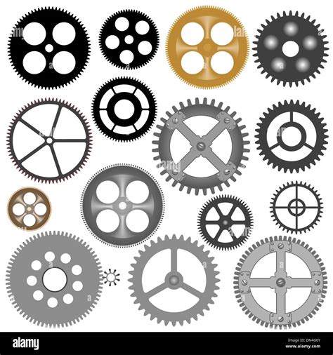 Vector Gears Cogwheels Stock Vector Image And Art Alamy