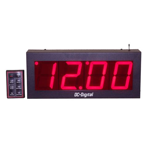 DC 40UTW 4 0 Inch LED Digital Wireless Handheld Controlled Count Up Timer Countdown Timer
