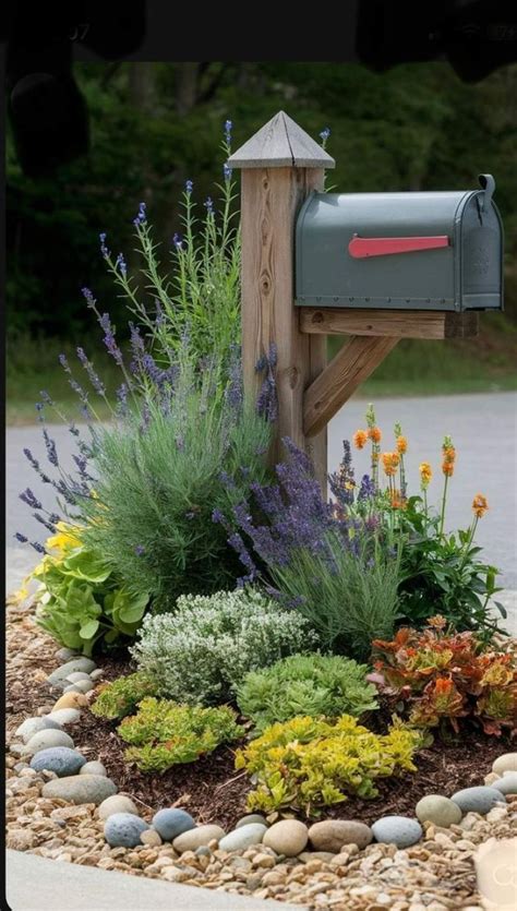Romantic Country Mailbox Landscaping Ideas To Transform Your Homes