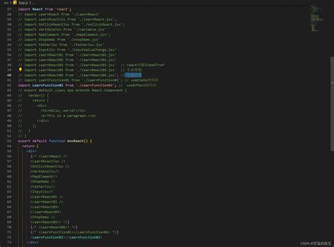 重温react 06初识函数组件和快速生成格式的插件使用方式快速生成react函数组件模板 Csdn博客