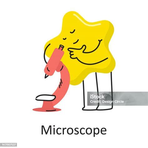 흰색 배경에 고립 된 현미경 벡터 일러스트레이션 플랫 일러스트 스타일 디자인 과학에 대한 스톡 벡터 아트 및 기타 이미지 과학 과학 실험 과학자 Istock