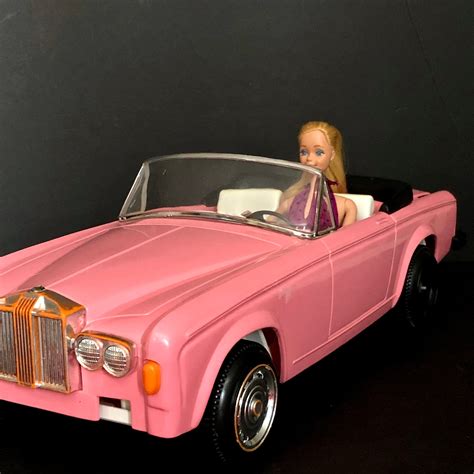 1987 Barbie Pink Convertible Zima Fashion Doll Rolls Royce Etsy
