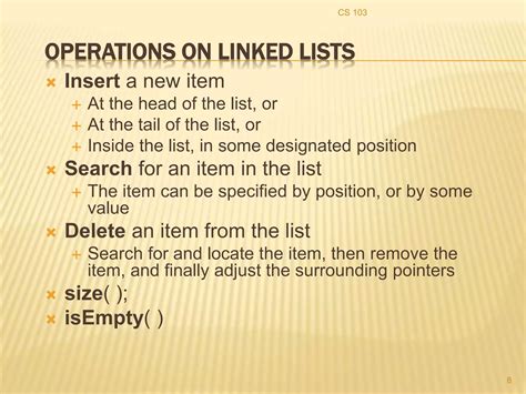 Linked Lists Saloni Ppt