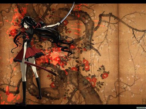 P Anime Saya Kisaragi Blood C HD Wallpaper