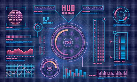Hud Ui For Business App Economics Space Graph Vector Economics Space Graph Png And Vector