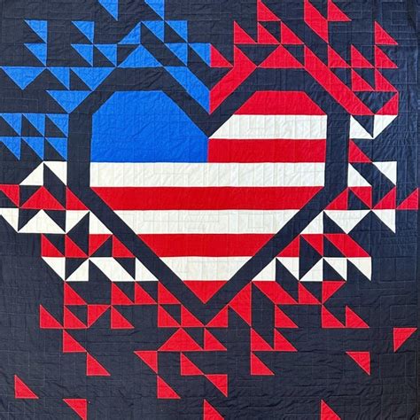 Exploding Heart Quilt Pattern Etsy