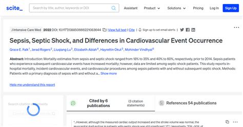 Sepsis Septic Shock And Differences In Cardiovascular Event Occurrence