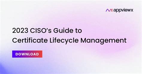 Sathish Kannoli Lion On Linkedin The 2023 Cisos Guide To Certificate Lifecycle Management