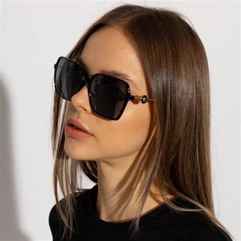 Versace Accessories New Versace Ve4396 Gb87 Sunglasses Black Frame