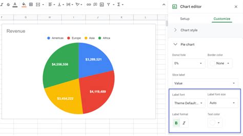 How To Change Pie Chart Percentage Labels To Absolute Values In Google Sheets Spreadsheet Daddy