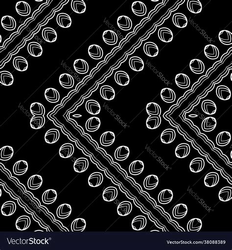 Design Seamless Zigzag Decorative Pattern Vector Image