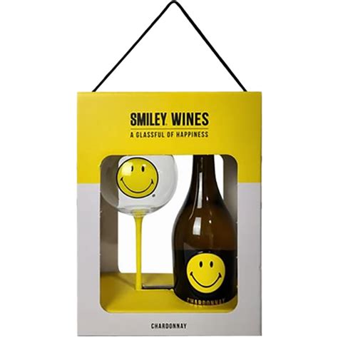 스마일리 샤도네이 전용잔 패키지 기타 750ml Smiley Chardonnay 벨루가