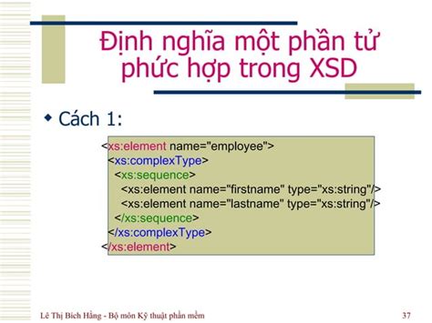 Chapter 4 Xml Schema Ppt